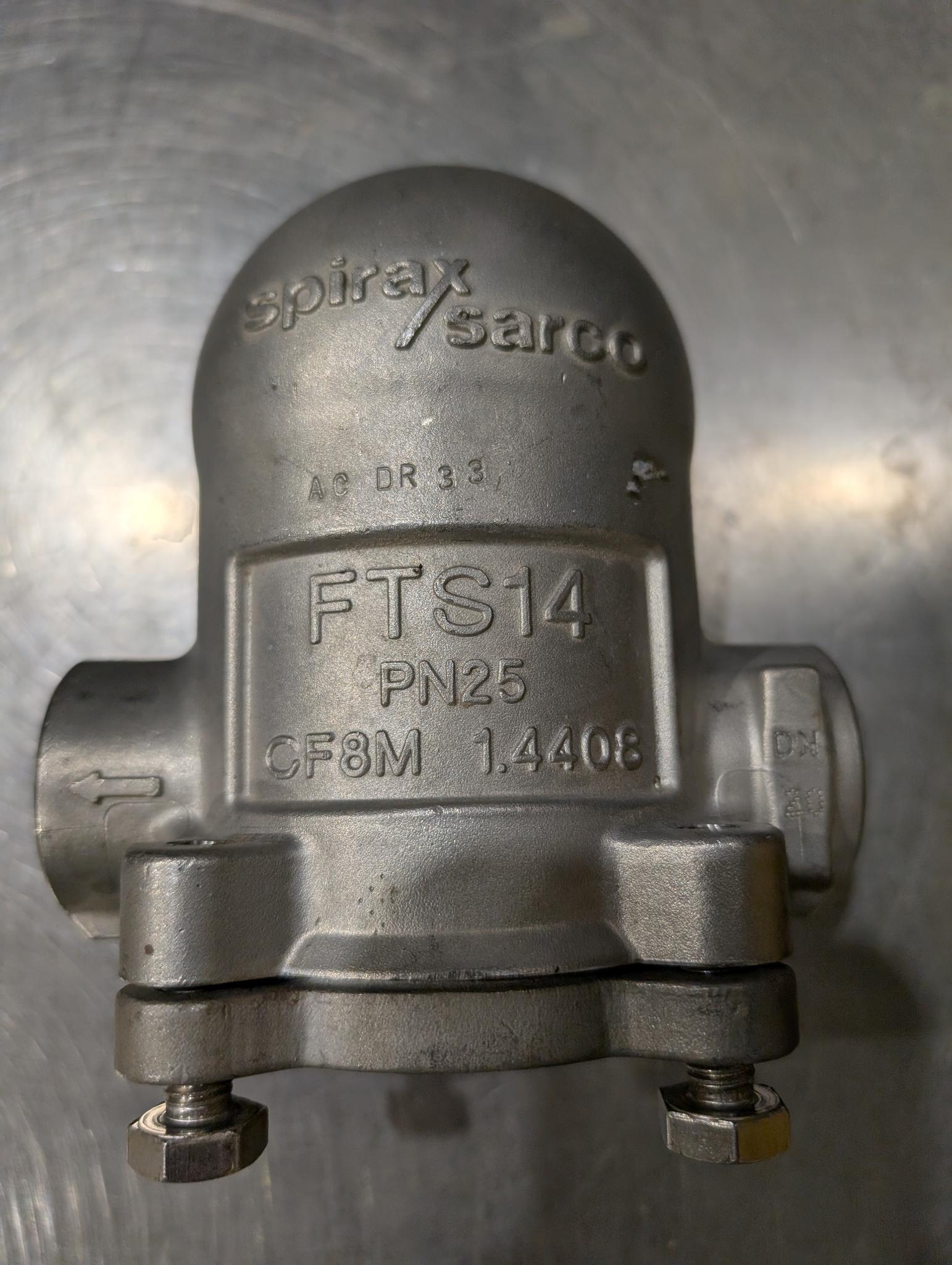 Spirax Sarco FTS14 Steam Trap - PN25 - CF8M - 3/4 inch NPT – ETI Sales