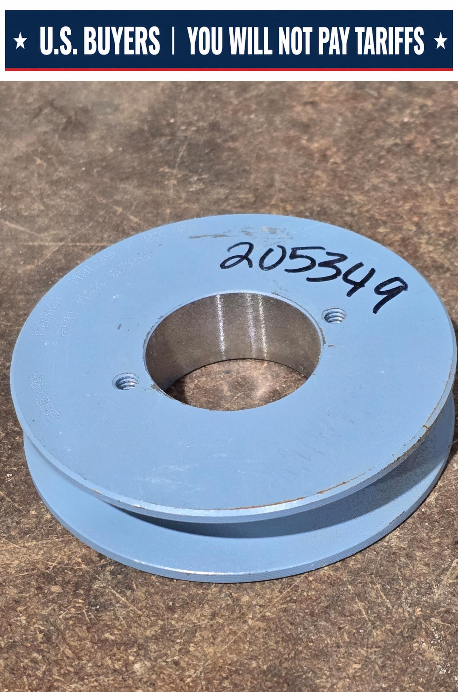 MASKA SINGLE GROOVE PULLEY SHEAVE MBL39 BK40H, MAX RPM: 6286 (NEW NOT ...