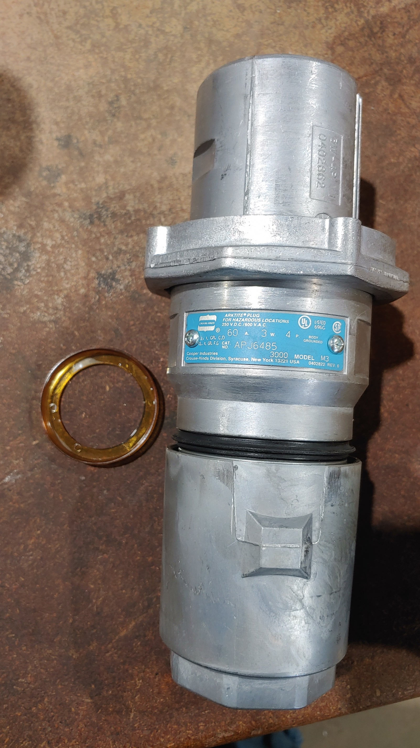 Crouse-Hinds APJ6485 600 VAC/250 VDC 60 Amp 4-Pole – ETI Sales