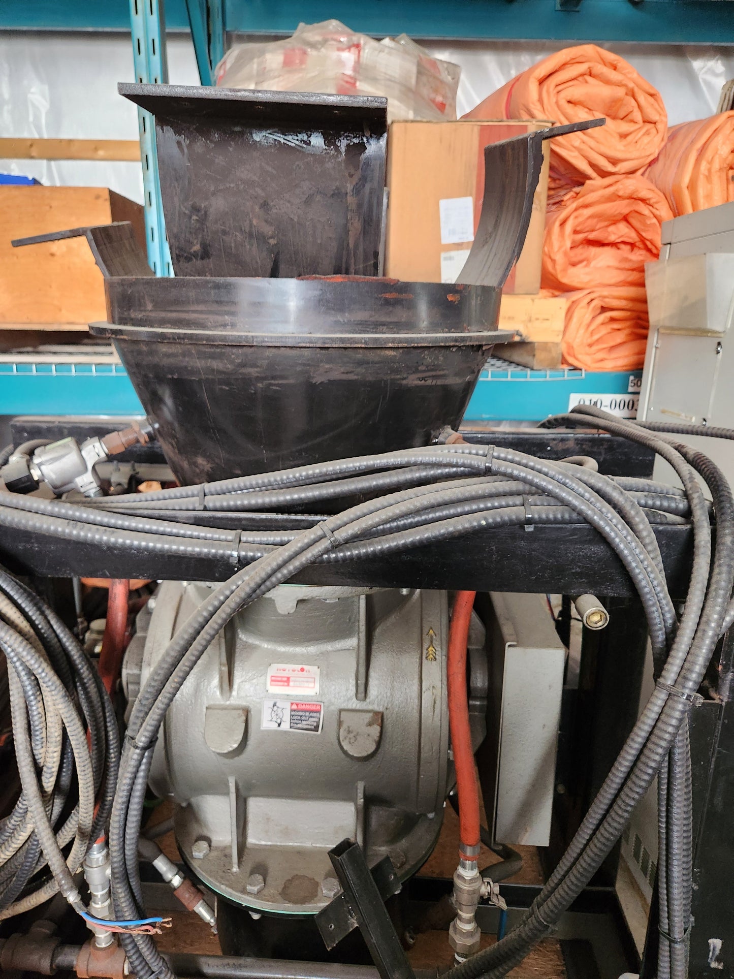 Rotolok 18" Air Lock Assembly on Stand with Pneumatic Pulsing System ...