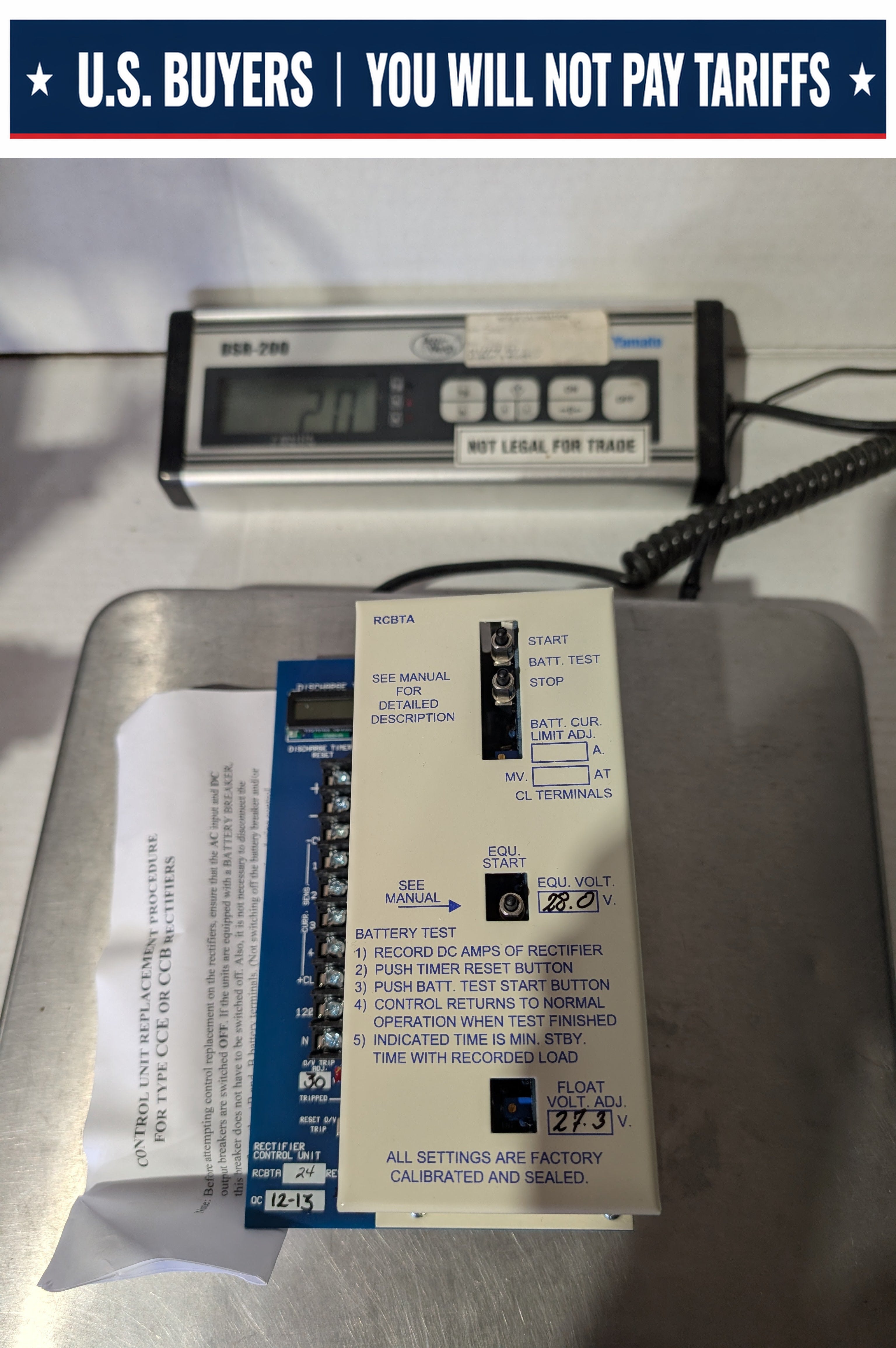 Hayley Rectifier Control Unit - RCBTA24 REV DF – ETI Sales