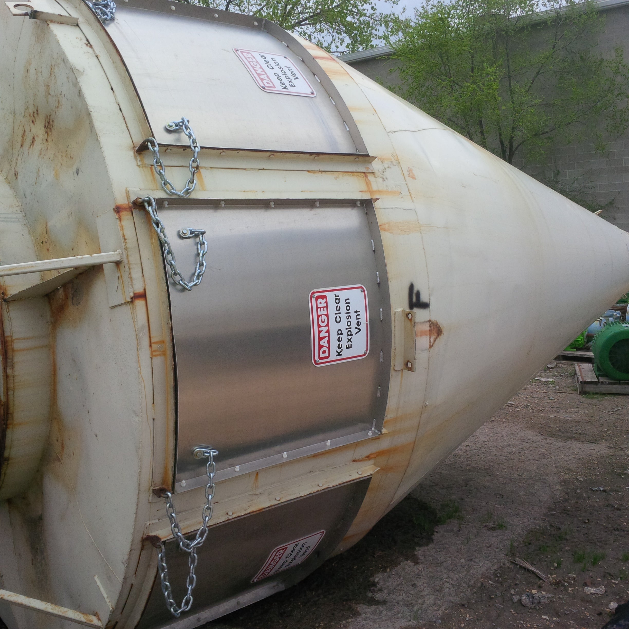 11 ft diameter explosion proof Cyclone – ETI Sales
