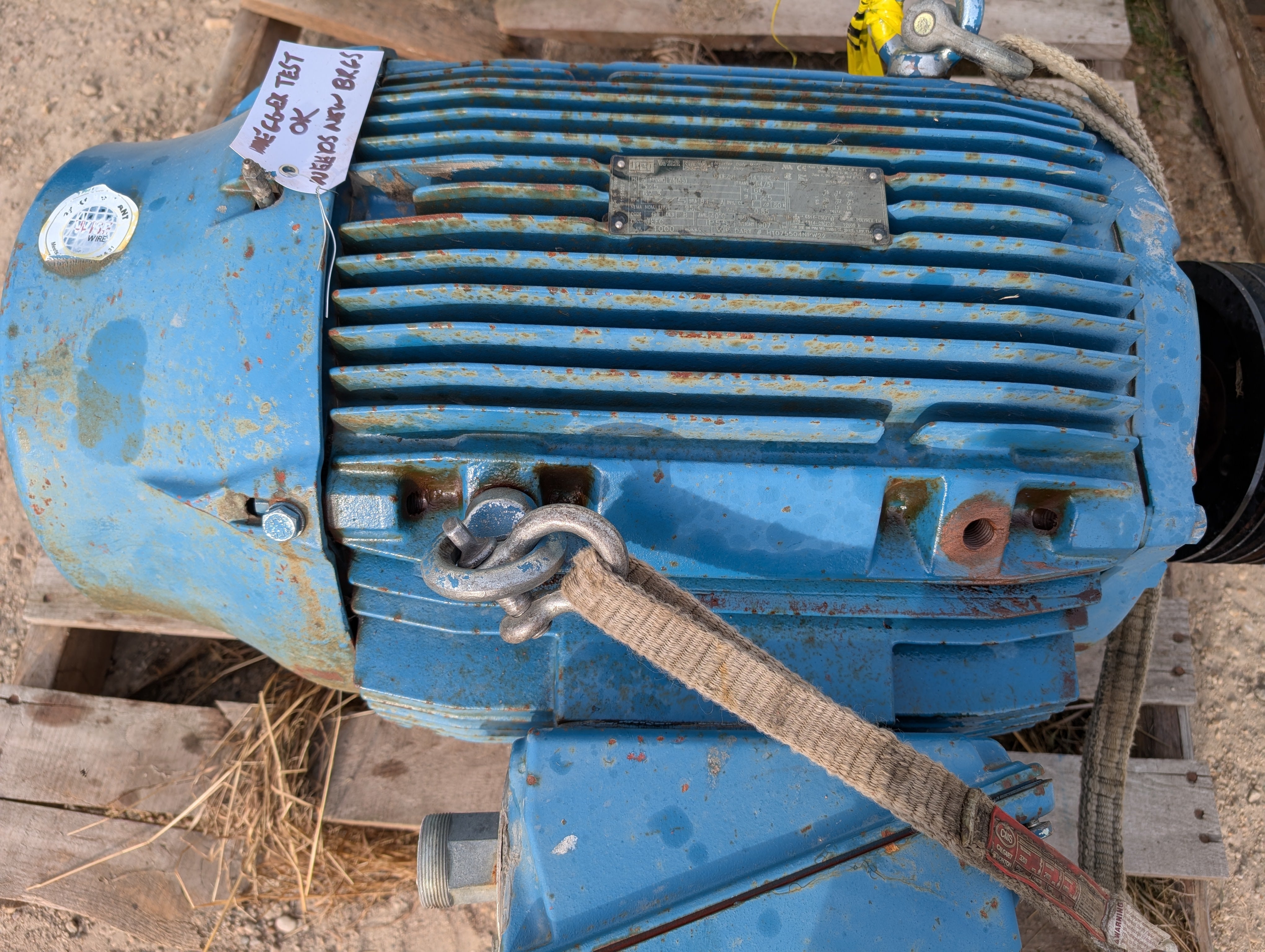 WEG 75 HP Electric Motor 3 PH - 575v - 1780 RPM - TEFC – ETI Sales