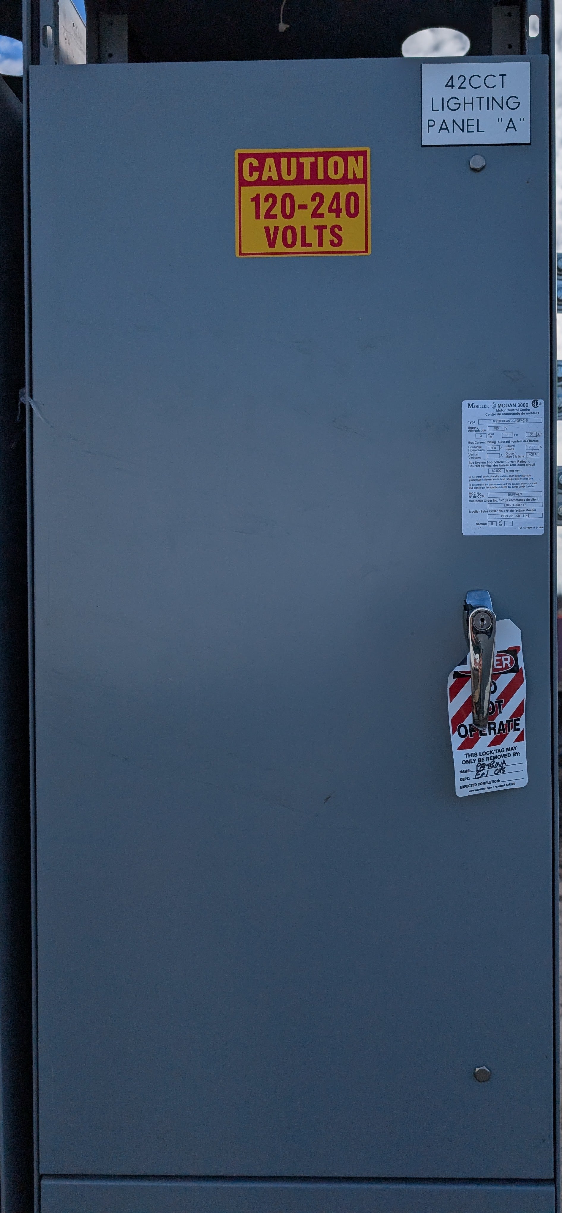 Klockner Moeller Modan 3000 - 225A Distribution Panel with 25 KVA Tran ...