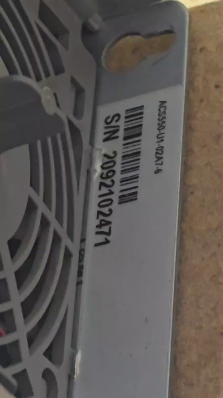ABB 2HP VFD, 600V ACS550-U1-02A7-6 (USED TESTED) – ETI Sales