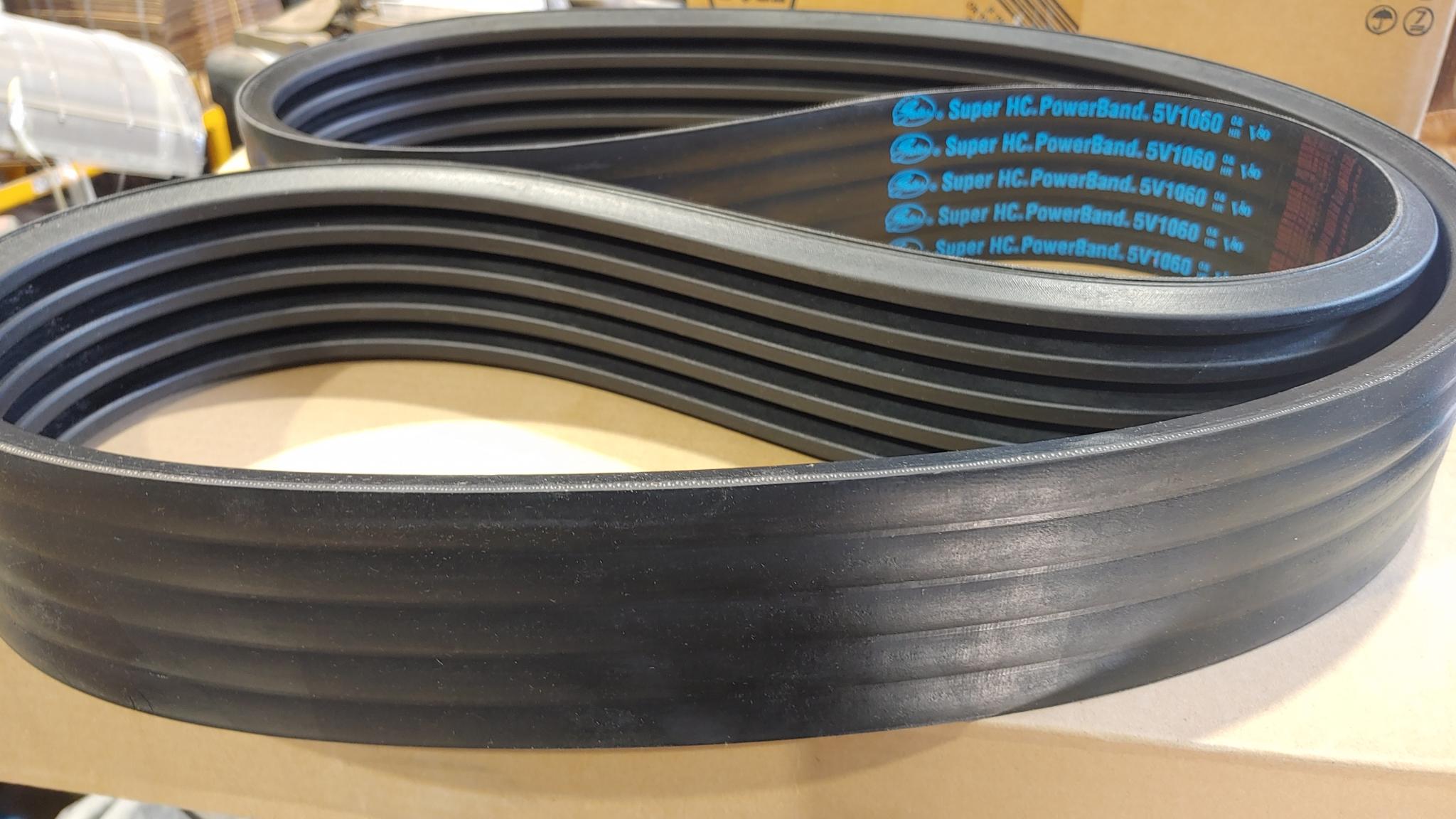 Gates 5/5V1060 Super HC® PowerBand® 93865106 V-Belt - 5V Section, 5 Ba ...