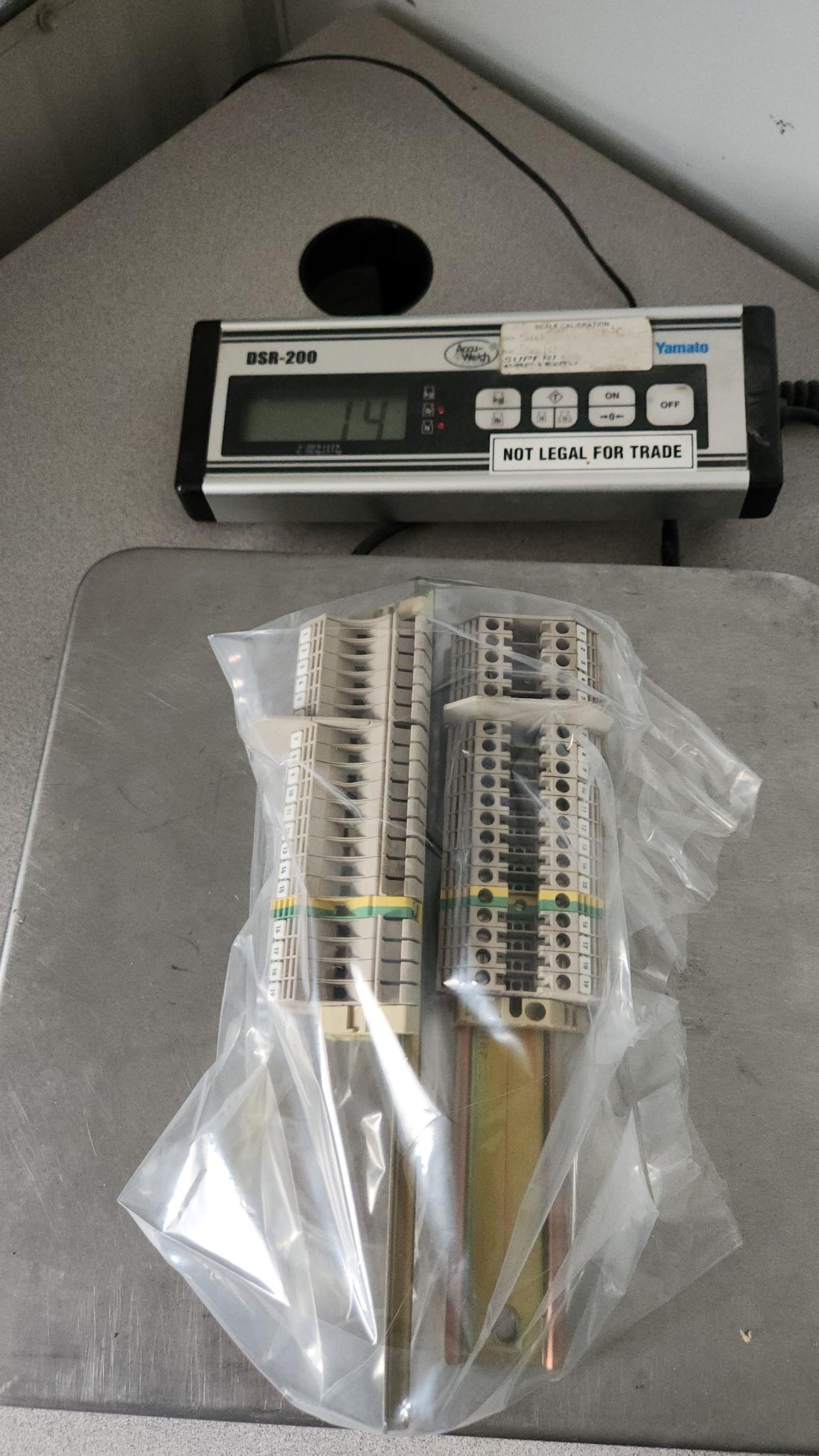 2 PACK - Terminal Block Assembly with Ground and End Stops - WDU4, WPE ...