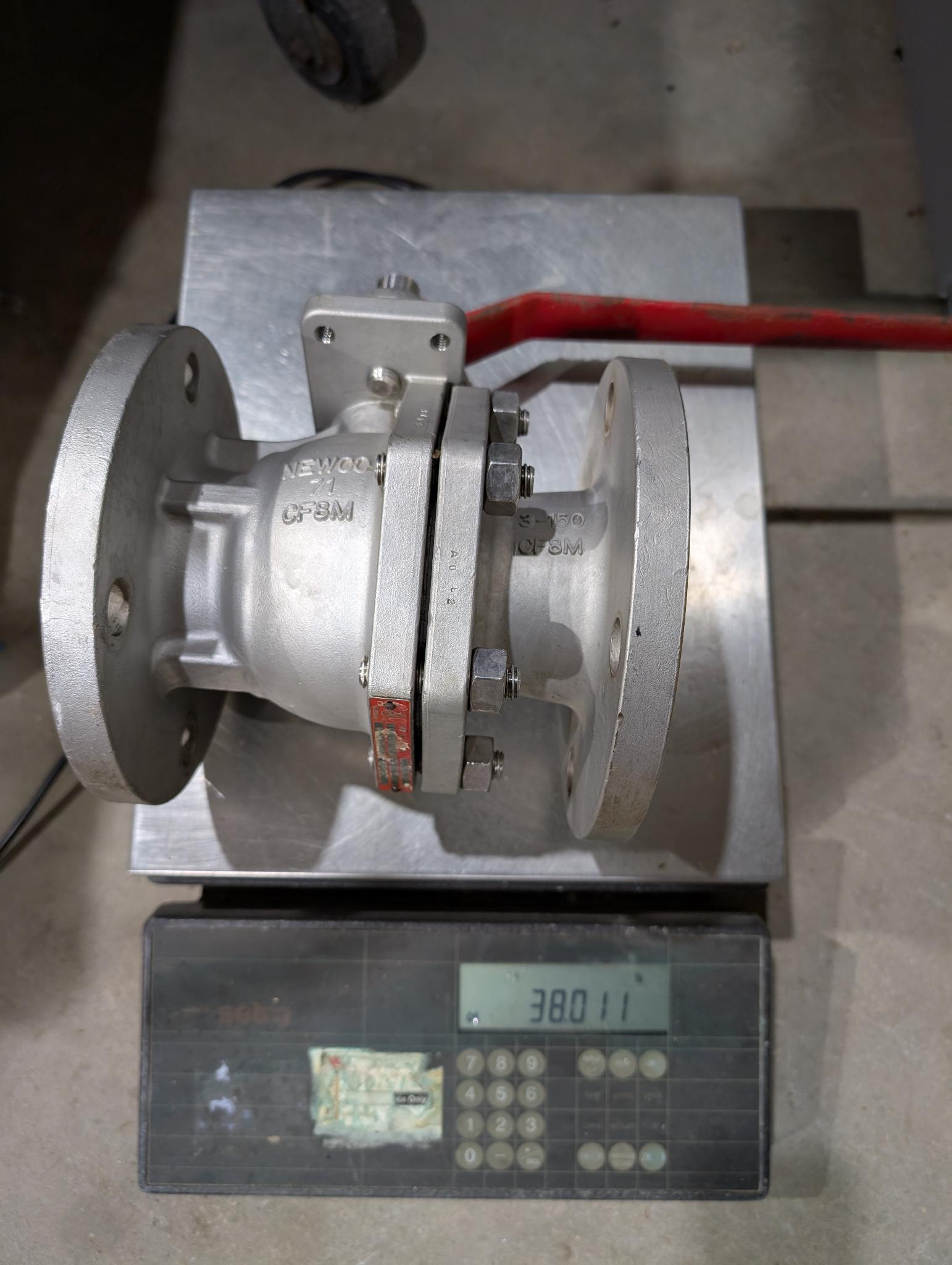 Newco 3" - 316 Stainless Steel Ball Valve, B16.34 CL - 215 PSI – ETI Sales