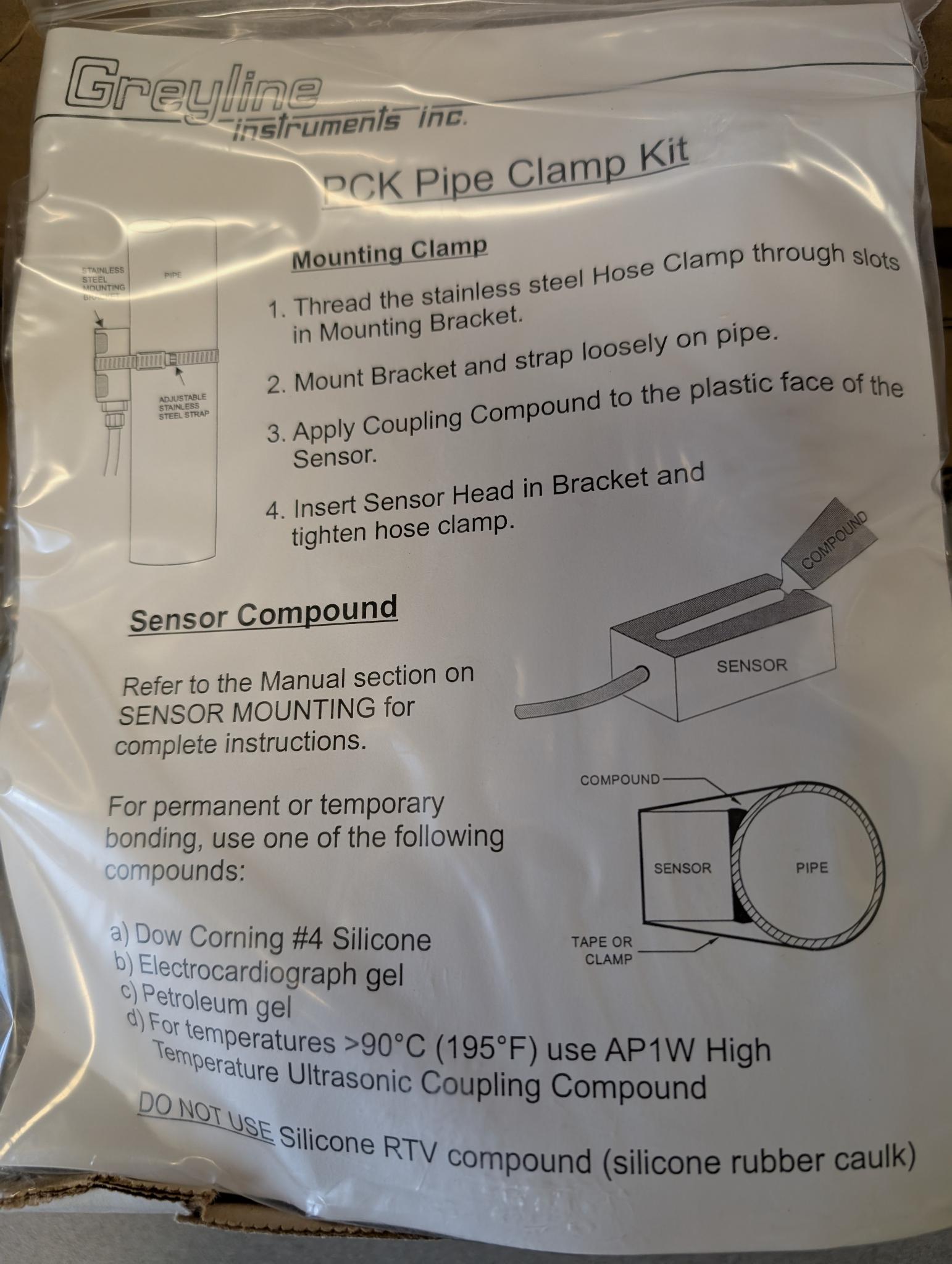 Greyline Instruments Doppler Flow Switch DFS-II Non-Contacting Ul – ETI ...
