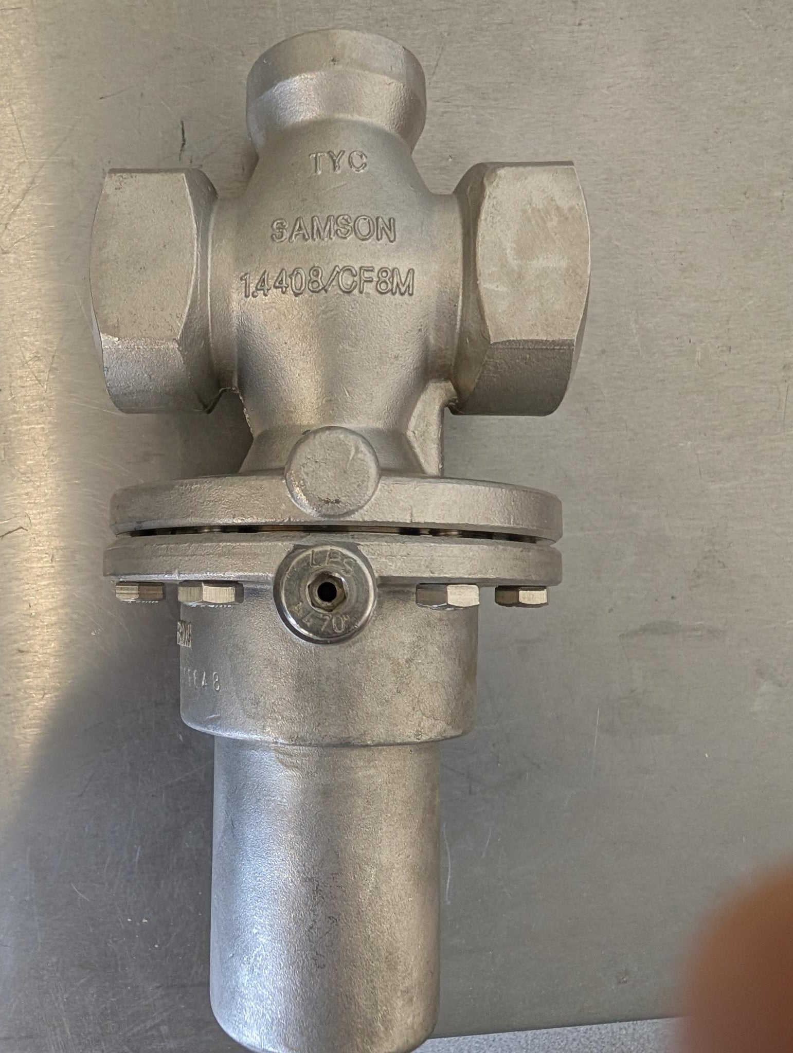 Samson - Pressure Regulating Valve - 441B - 1 Inch NPT 3-30 PSI - CL 2 ...