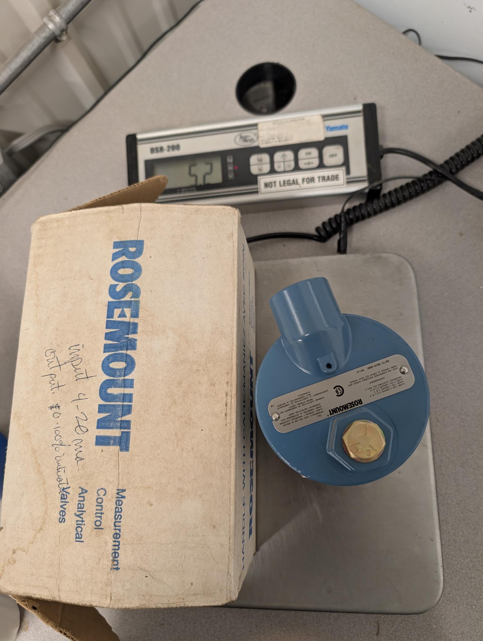 Rosemount Field Signal Indicator - 0751AM1C6B - 4 to 20 mA DC with mou ...