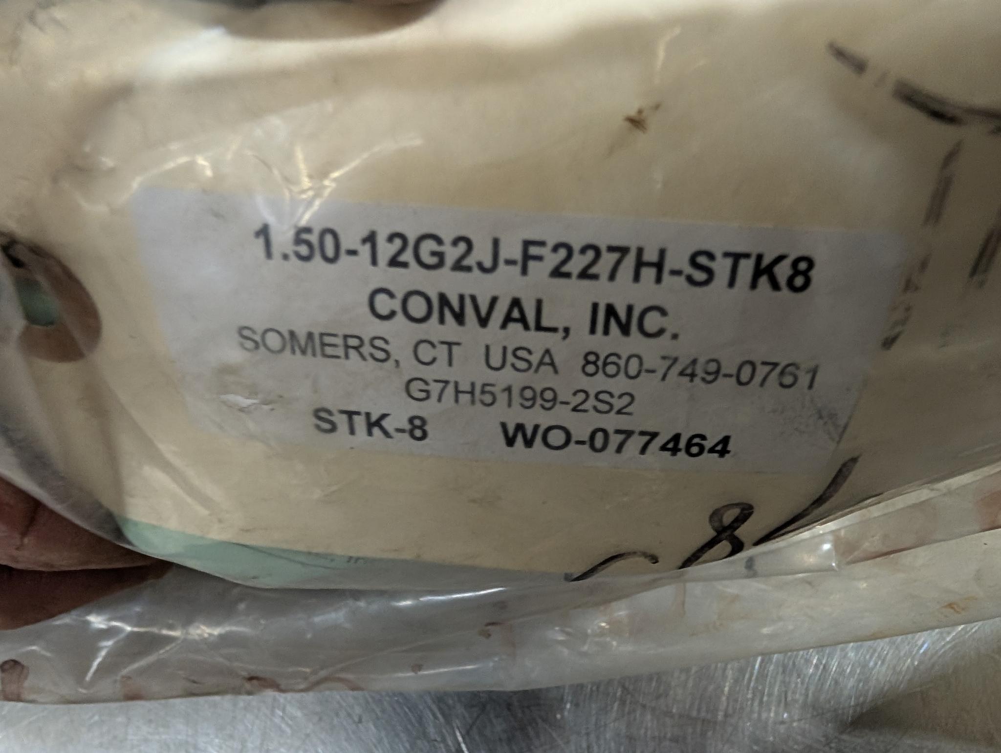 Conval Globe Valve - 1.50-12G2J-F227H-STK8 Valve - 1-1/2" New – ETI Sales