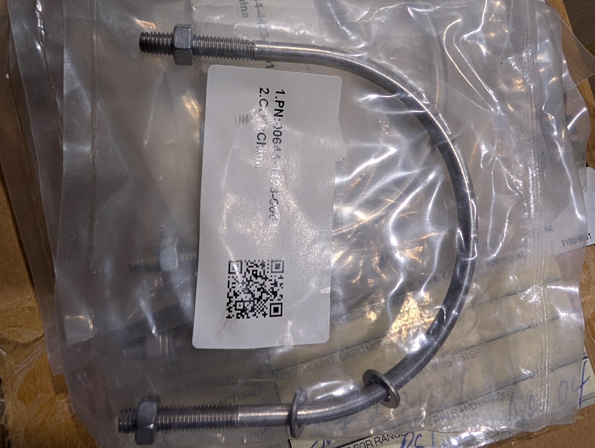 Rosemount - U-Bolt mounting Kit for Universal Housing - 00644-4423-000 ...