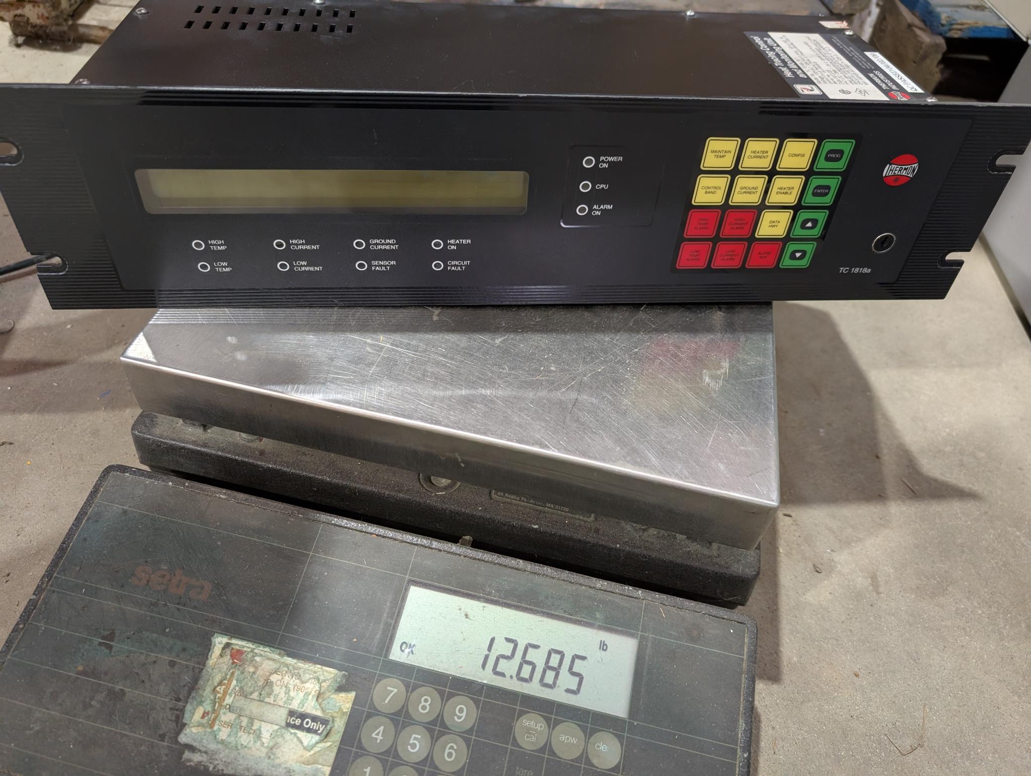 Thermon Industries Heat Tracing Control and Monitoring Unit - TC 1818A ...