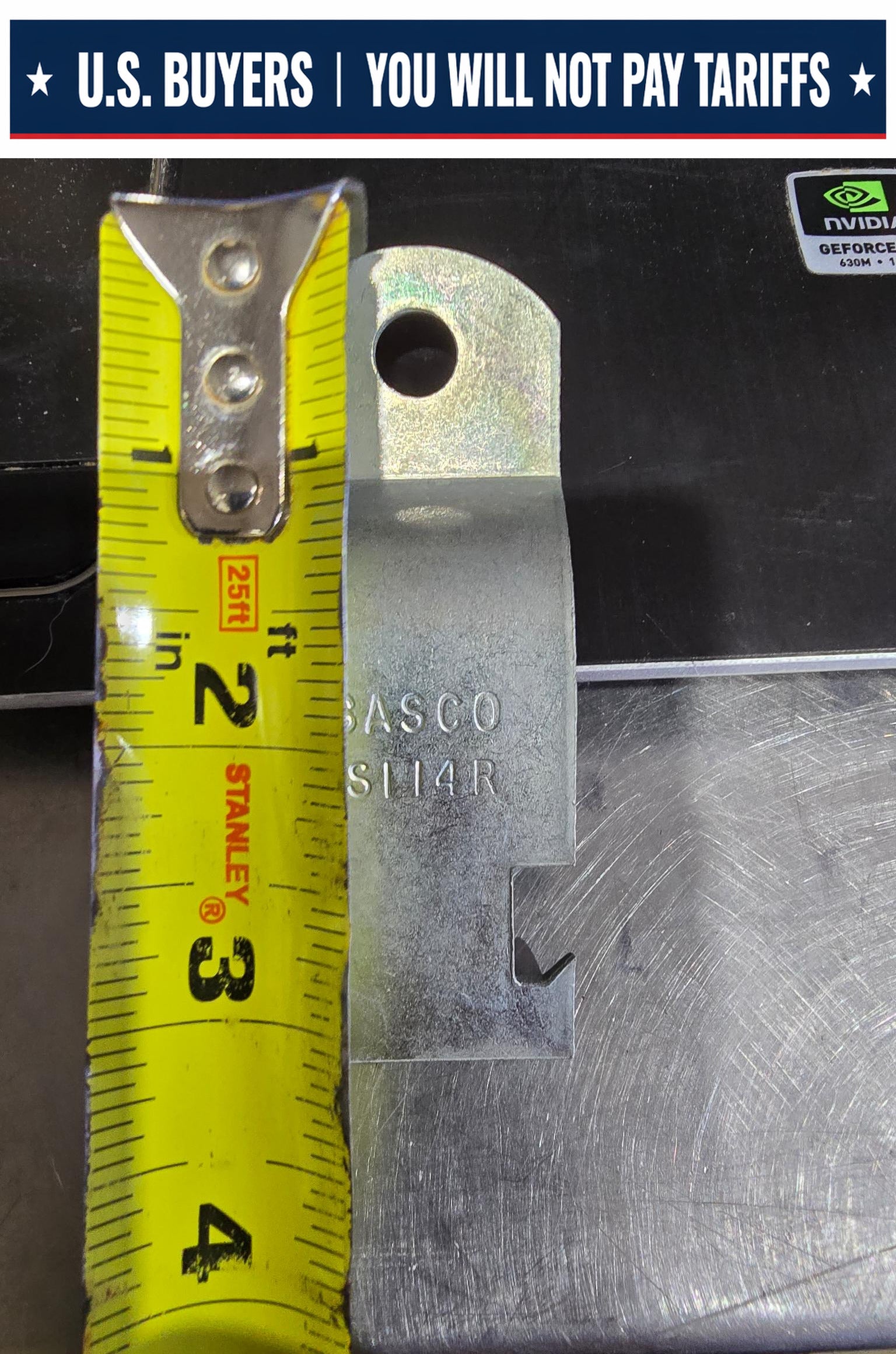 SASCO S114R Strut Clamp w/o Screw (Lot of 28) – ETI Sales