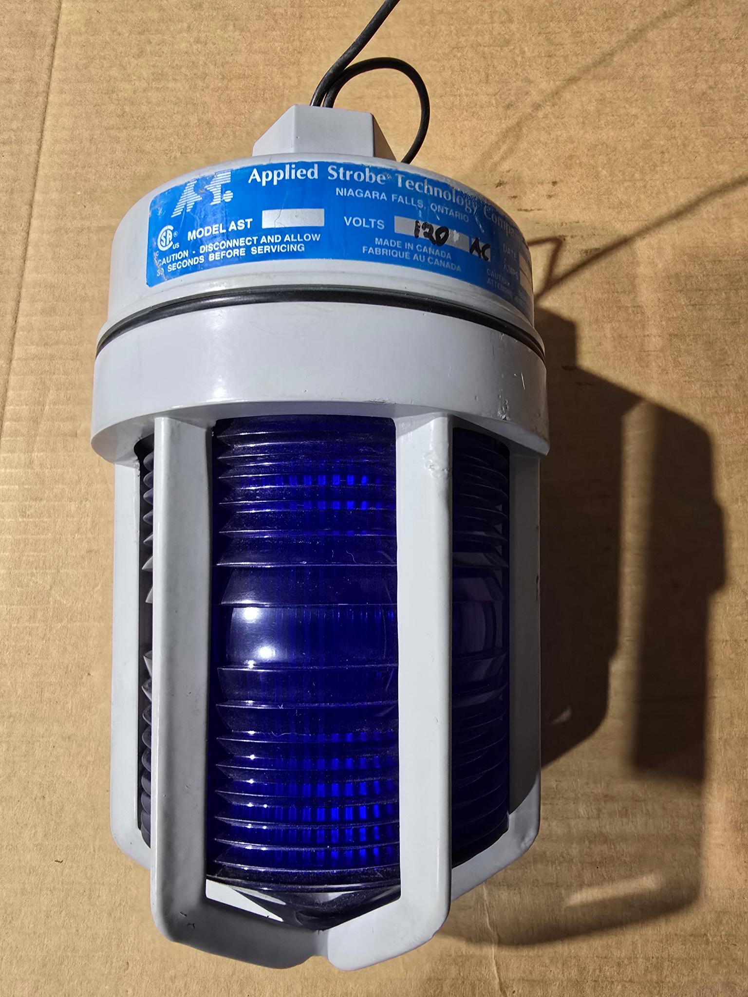 AST Pendant Mount Hazardous Area Strobe Warning Light Blue (USED) – ETI ...