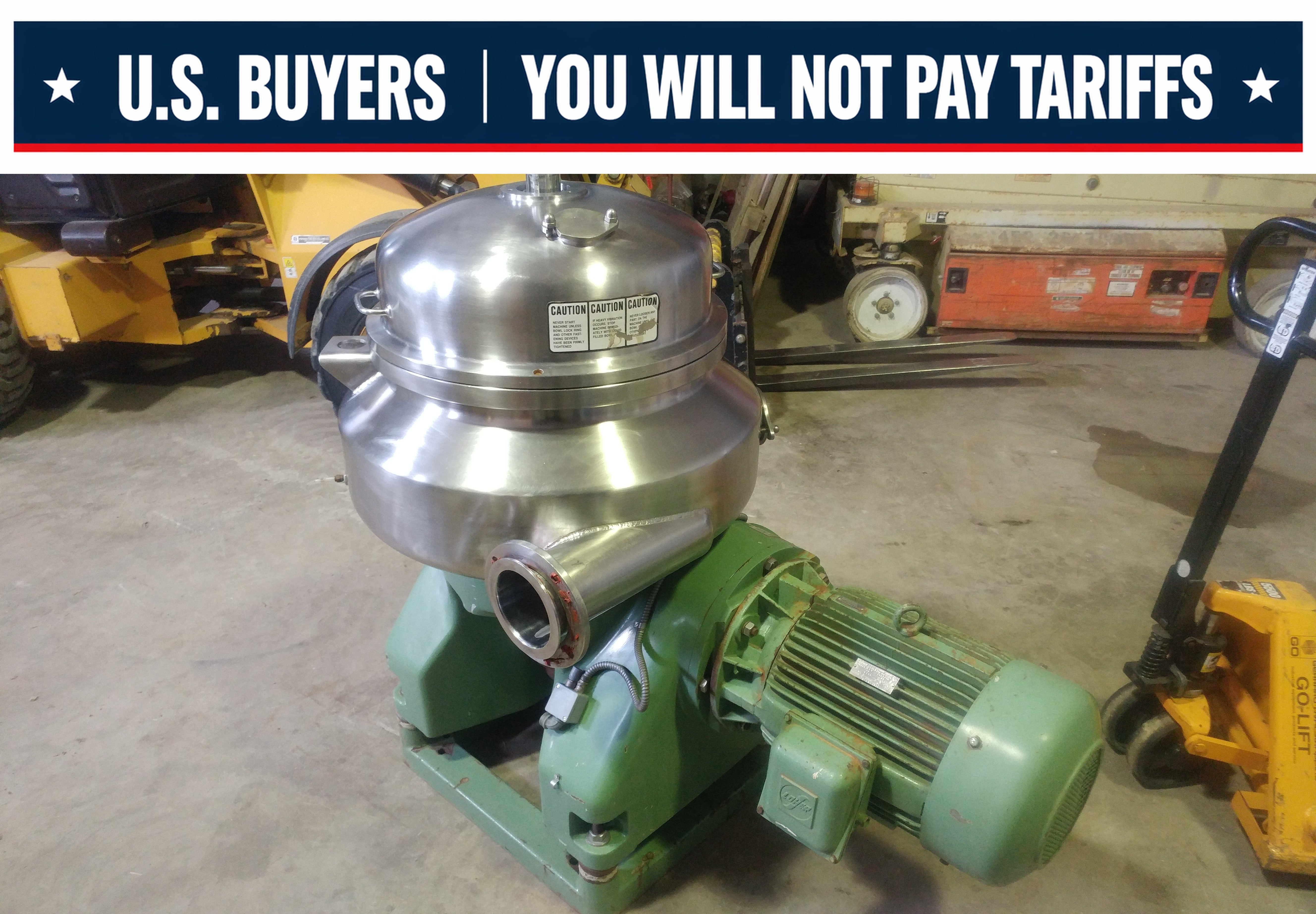 GEA Westfalia Separator / Centrifuge Model # HDB 50-06-006 – ETI Sales