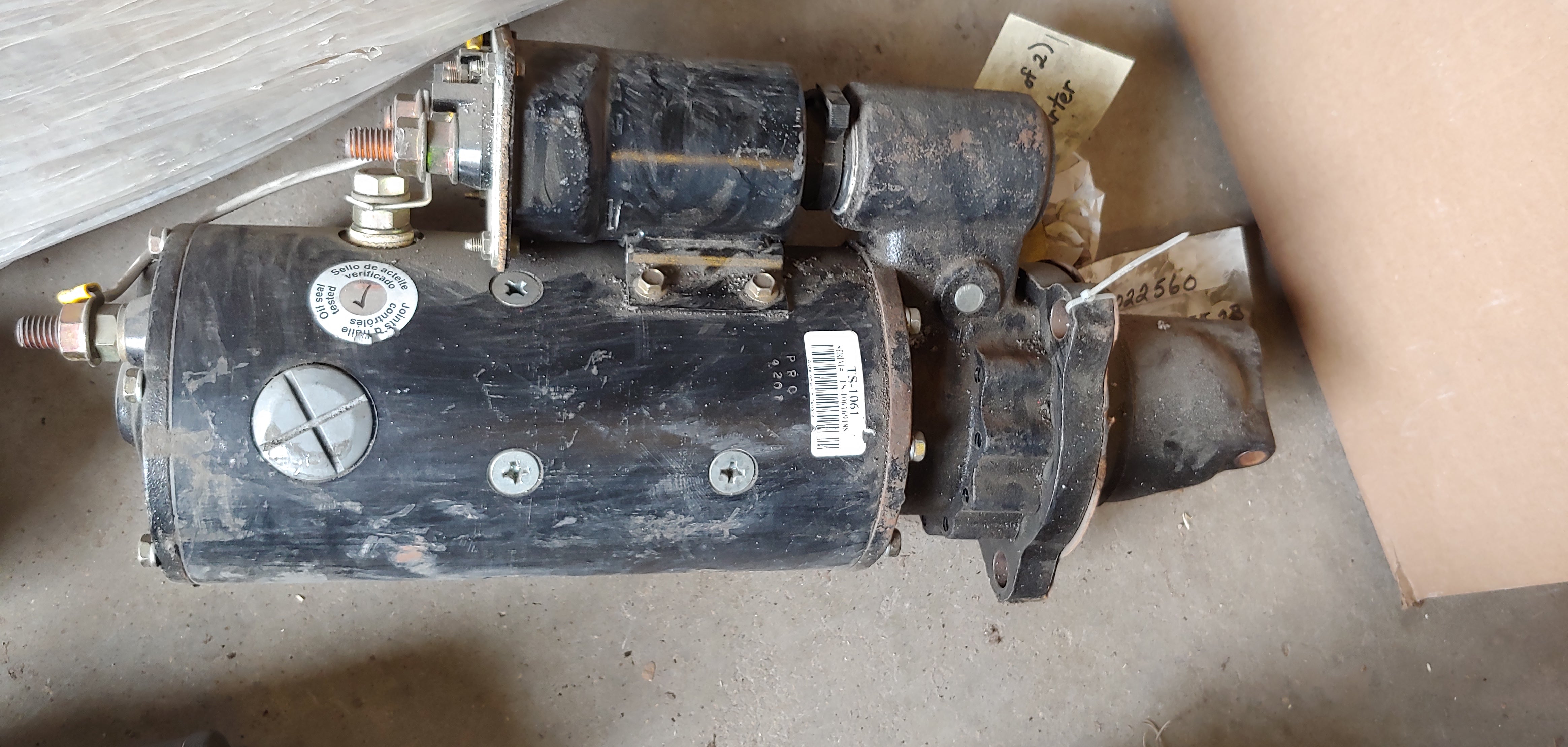 Dixie TS-1061 Starter, 24V with solenoid, refurbished never installed ...